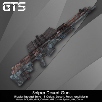 Second Life Marketplace - [GTS] Sniper Desert Gun